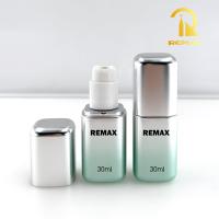 China Stylish Gradient Color 30ml Lotion Pump Bottle Portable Refillable Empty Cosmetic Container for sale