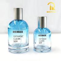 China Stylish Gradient Color 30ml Lotion Pump Bottle Portable Refillable Empty Cosmetic Container for sale