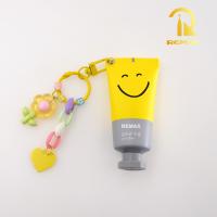 China 30ml Plastic Lotion Tube with Lanyard Portable Cosmetic Squeeze Tube for Travel Skincare Packaging for sale