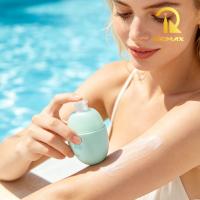 China 50ml Sunscreen Lotion Bottle Plastic Cosmetic Packaging for Travel Skincare for sale