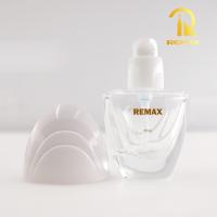 China 40ml Glass Bowling Ball Shaped Lotion Bottle Round Cosmetic Packaging Container for sale