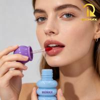 China 5g Transparent Lip Gloss Tube with Purple Cap for Cosmetic Packaging for sale