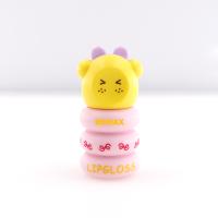 China 5g Cute Bear Design Transparent Lip Gloss Tube Empty Lip Tint Bottle for Personal Care for sale
