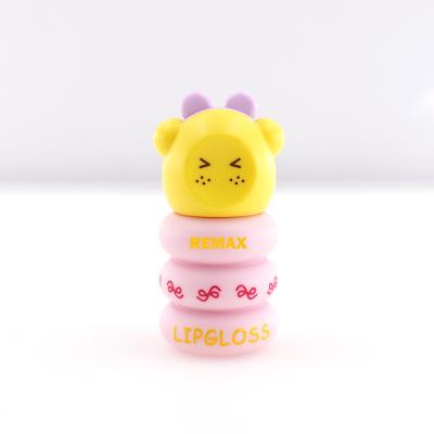 China 5g Cute Bear Design Transparent Lip Gloss Tube Empty Lip Tint Bottle for Personal Care for sale