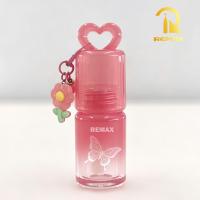 China 5g Transparent Lip Gloss Tube with Heart Cap for Cosmetic Packaging and Lip Tint Container for sale