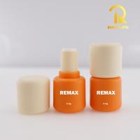 China 3.5g Round Orange Lipstick Tube Refillable Cosmetic Packaging with Custom Logo for sale