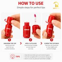 China 5ml Transparent Lip Gloss Bottle with Applicator Brush - Custom OEM Cosmetic Packaging Lipstick Tube for sale