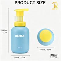 China 130ml OEM Custom HDPE Plastic Bottle Foaming Soap Dispenser with Lock Clip Foam Pump for sale