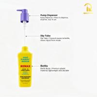 China 237ml Transparent Lotion Pump Bottle with Screen Printing for Shampoo and Conditioner for sale