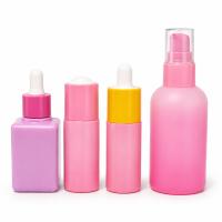 China 4pcs 100ml Lotion Pump Bottle and 50ml Dropper Bottles Transparent Cosmetic Bottle Set for Skincare Packaging for sale