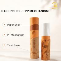 China 10g Lip Balm Tube with PP Twist-Up Mechanism and Screen Printing for Cosmetic Packaging for sale