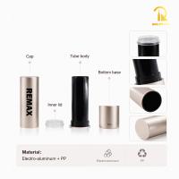 China 10g Aluminum Empty Lipstick Tube with Electroplated Surface for Beauty Products for sale