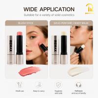 China 10g Aluminum Empty Lipstick Tube with Electroplated Surface for Beauty Products for sale