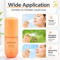 China 30ml Luxury Capsule Shaped Transparent Cosmetic Bottle for Serum and Skincare Formulas for sale