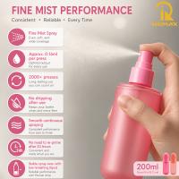 China 50/100/150/200 ml Customizable Transparent Capsule-style Fine Mist Spray Bottle for Toners and Perfumes for sale