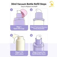 China 30ml Premium Refillable Airless Pump Bottle for Cream, Serum and Lotion Products for sale