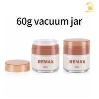 China 60g Luxury Airless Jar Container for Face Cream and Skincare Formulas for sale
