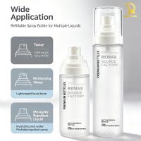 China 60ml 100ml Clear Fine Mist Spray Bottle with Pump for Perfume Cosmetic Packaging and Beauty Products for sale