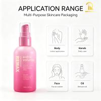 China 100ml-Gradient-Pink-Lotion-Bottle-Cosmetic-Packaging for sale