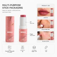 China 4g Paper Lipstick Tube Empty Recyclable Cosmetic Container Eco-Friendly Packaging Manufacturer for sale