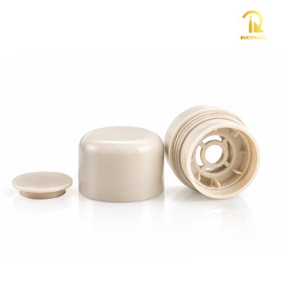 China 8g Light Coffee Plastic Empty Blush Tube with Custom Logo for Cosmetic Rouge Container for sale