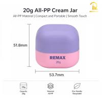 China In Stock 20g All PP Plastic Cream Jar Empty Cosmetic Container For Skincare Face Cream Packaging for sale