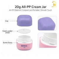 China In Stock 20g All PP Plastic Cream Jar Empty Cosmetic Container For Skincare Face Cream Packaging for sale