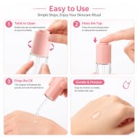 China In Stock 30ml Rotating Twist Dropper Bottle PET Empty Skincare Serum Essential Oil Bottle for sale