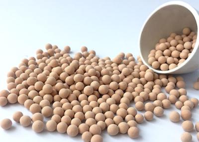 China Sphere Shape 4A Molecular Sieve Desiccant For Natural Gas Desulfurization Denitrification for sale