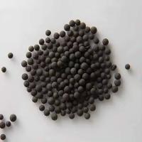 China Chemical Reactions Catalyst Palladium Sphere Shape Crush Strength >45N/bead Pd 0.1%-5.0% for sale