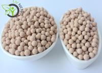 China Beige Spheric 4a Molecular Sieve Desiccant For Drying Natural Gas Chemical for sale