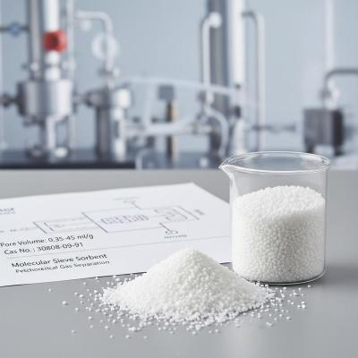 China Molecular Sieve Adsorbent with Pore Volume 0.35-0.45ml/g and Thermal Stability Up To 400°C for Petrochemical Gas Separation for sale