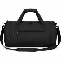 China Durable Polyester Gym Bag With Separate Shoe Compartment And Large Capacity Storage for sale