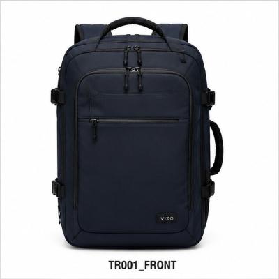 China Custom Carry-On Travel Backpack with 180° Opening and 16-Inch Laptop Compartment for sale