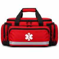 China Professional Emergency Medical Bag with Multi-Compartment Storage, Reflective Strip & Shoulder Carry for Emergency, EMS, Travel and Outdoor Use for sale