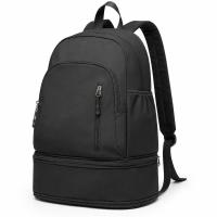 China Waterproof Gym Backpack with Shoe Compartment & Wet Pocket, Lightweight Sports Bag for Men and Women, Cheer, Fitness, Travel & Training for sale