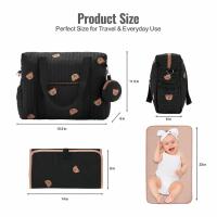 China 3-Piece Diaper Bag Tote Set with Changing Pad & Pacifier Case, Large Maternity Hospital Bag for Labor, Delivery, Travel & Baby Essentials for sale