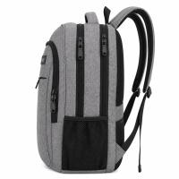 China 15.6-Inch Travel Laptop Backpack, Multi-Compartment College & School Computer Bag with Luggage Strap, Anti-Theft Pocket & Padded Shoulder Straps, Grey for sale