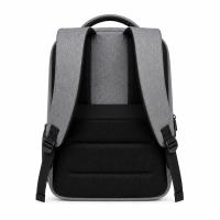 China 15.6-Inch Travel Laptop Backpack with Multi-Compartment Storage, Luggage Strap, Anti-Theft Pocket & Breathable Padded Back, Grey for sale