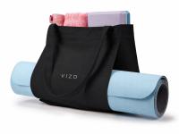 China Large Yoga Mat Tote Bag with Mat Holder & 14-Inch Laptop Compartment, Multi-Pocket Yoga Gym Bag for Women, Pilates, Fitness & Travel | VIZO for sale