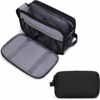 China Men’s Toiletry Bag for Travel, Water-Resistant Dopp Kit and Shaving Organizer for Grooming Essentials, Toiletries and Accessories, Medium Black for sale