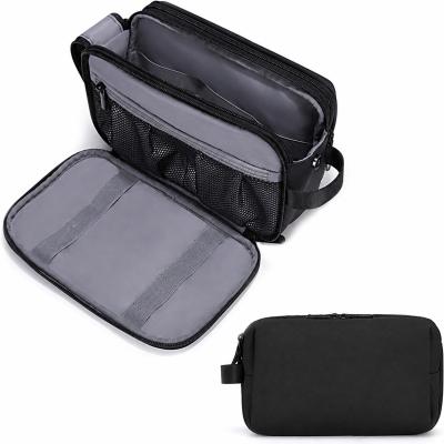 China Men’s Toiletry Bag for Travel, Water-Resistant Dopp Kit and Shaving Organizer for Grooming Essentials, Toiletries and Accessories, Medium Black for sale