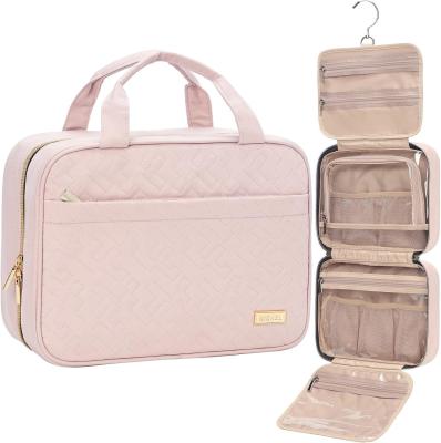 China Women’s Hanging Travel Toiletry Bag, Portable Makeup and Cosmetic Organizer with Multi-Compartment Storage for Toiletries, Skincare and Bathroom Essentials for sale