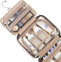 China Women’s Hanging Travel Toiletry Bag, Portable Makeup and Cosmetic Organizer with Multi-Compartment Storage for Toiletries, Skincare and Bathroom Essentials for sale