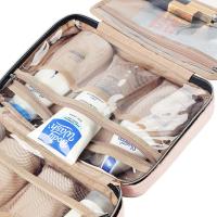 China Women’s Hanging Travel Toiletry Bag, Portable Makeup and Cosmetic Organizer with Multi-Compartment Storage for Toiletries, Skincare and Bathroom Essentials for sale