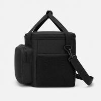 China Insulated Lunch Bag for Men & Women, 9L 12-Can Soft Cooler Lunch Box with Portable Tote Design for Work, School, Picnic and Travel, Black for sale