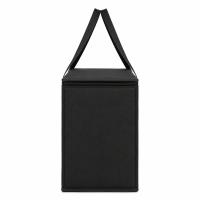 China Extra Large Insulated Grocery Tote Bag, Reusable Collapsible Thermal Cooler for Hot & Cold Food Delivery, Shopping, Camping & Travel, Black for sale