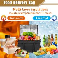 China Extra Large Insulated Food Delivery Bag, XXXL Thermal Catering Tote for Hot & Cold Food Transport, Restaurant, Pizza & Grocery Delivery for sale
