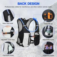 China Lightweight Running Hydration Vest with 2L Water Bladder, Insulated Reflective Hydration Backpack for Marathon, Trail Running, Hiking & Cycling for sale