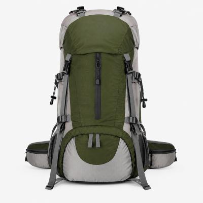 China 50L Large Hiking Backpack with Rain Cover, Lightweight Camping & Trekking Pack for Men and Women for sale